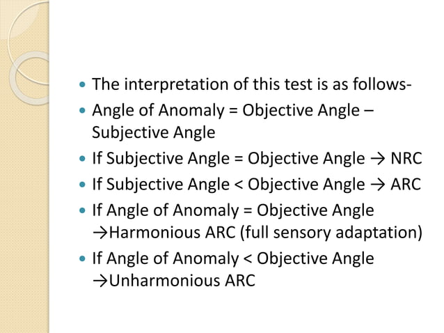 anomalous retinal correspondence | PPTX | Eye and Vision Conditions ...