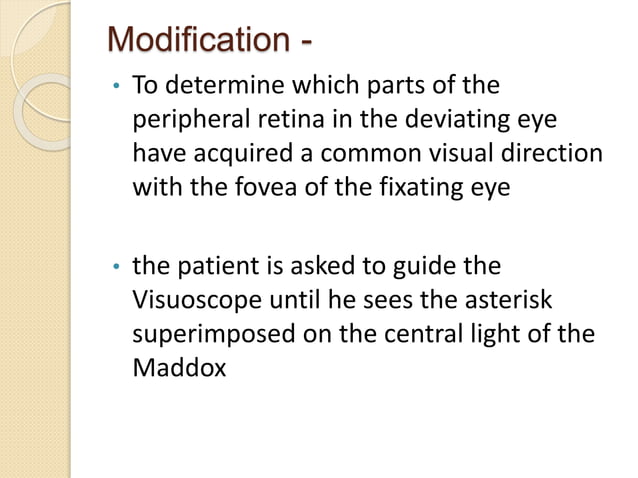 anomalous retinal correspondence | PPTX | Eye and Vision Conditions ...