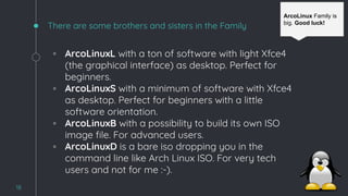 Arco Linux Introduction. Lets see how it looks? | PPT