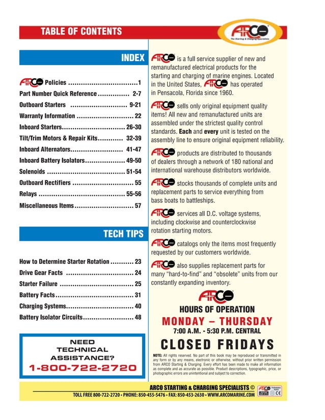 Arco Marine Parts Australia 2020 | PDF