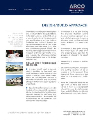 Arco Design Build Capabilities Package | PDF