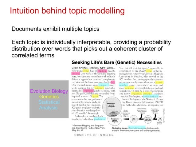 Arcomem training Topic Analysis Models beginners | PPT