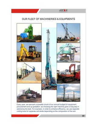 Arcon Engineering and Services Profile | PDF | Civil Engineering ...