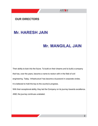 Arcon Engineering and Services Profile | PDF | Civil Engineering ...