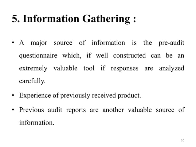 Overview on audit; A&RC | PPT