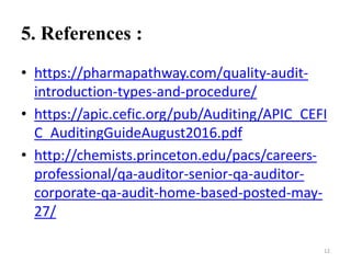 Overview on audit; A&RC | PPT