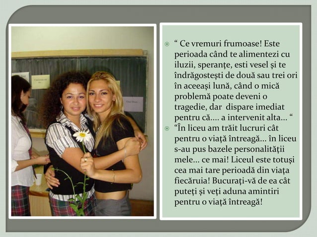 Arc peste timp - Scoala Superioara Comerciala "Nicolae Ktrezulescu" | PPT