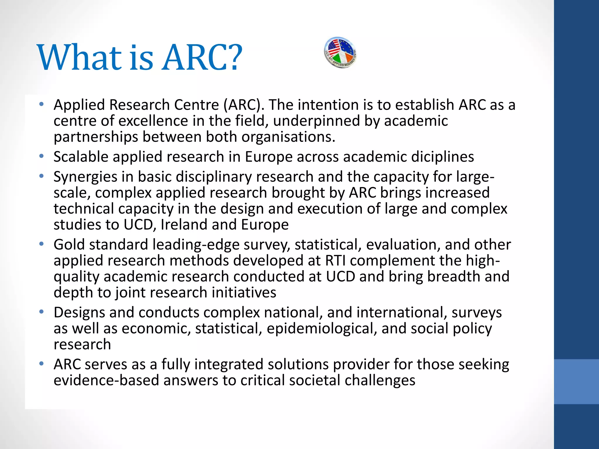 Arc presentation overview full | PPTX