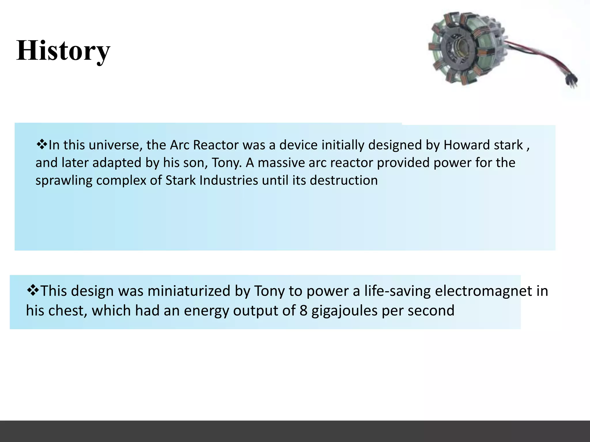 Arc reactor | PPTX