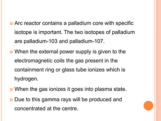 Arc reactor | PPTX