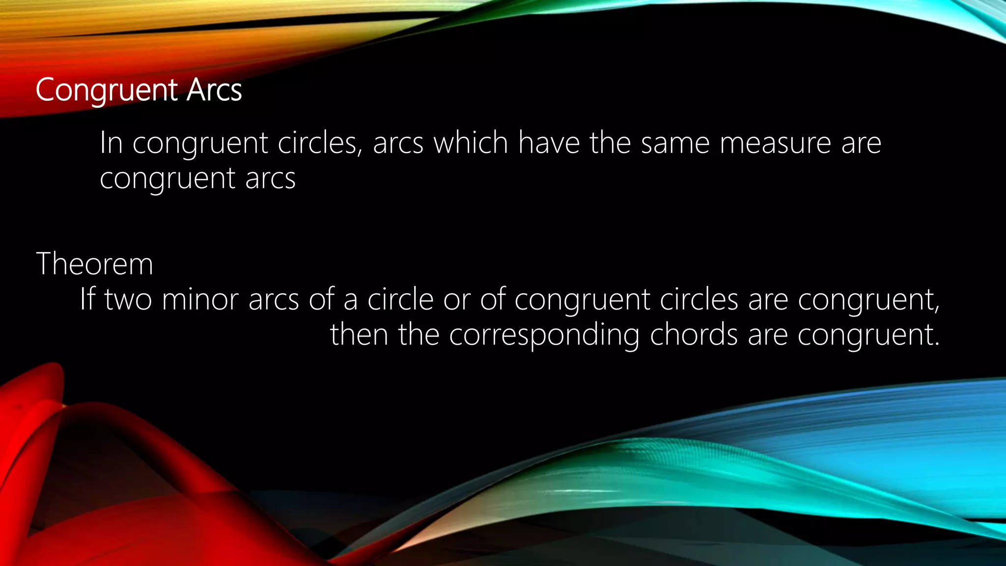 Arcs and Central Angles | PPTX