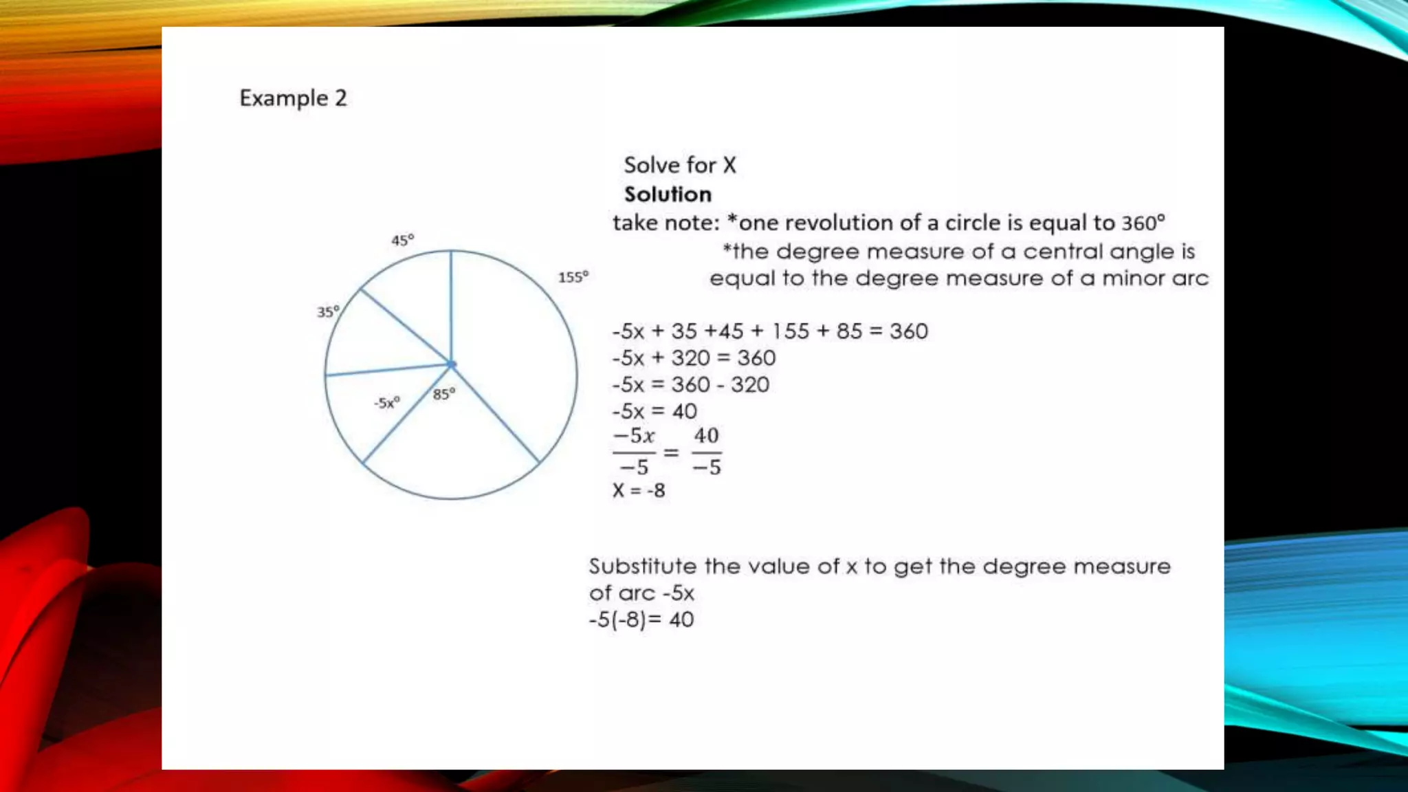 Arcs and Central Angles | PPTX