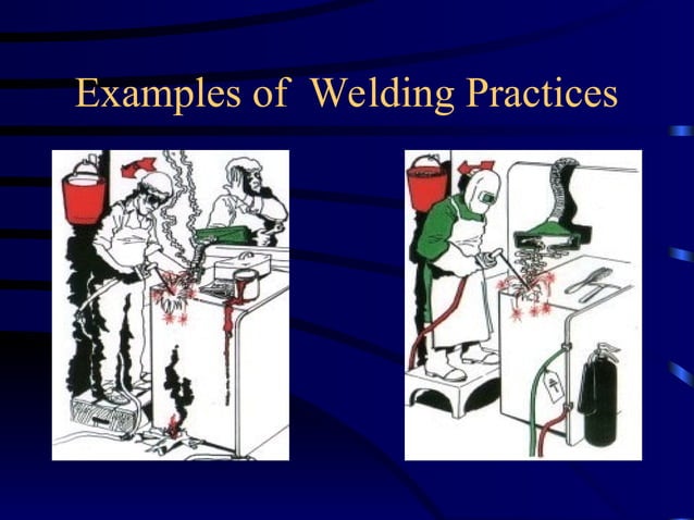 arc welding safety and protection against splatter and radiation | PPT ...