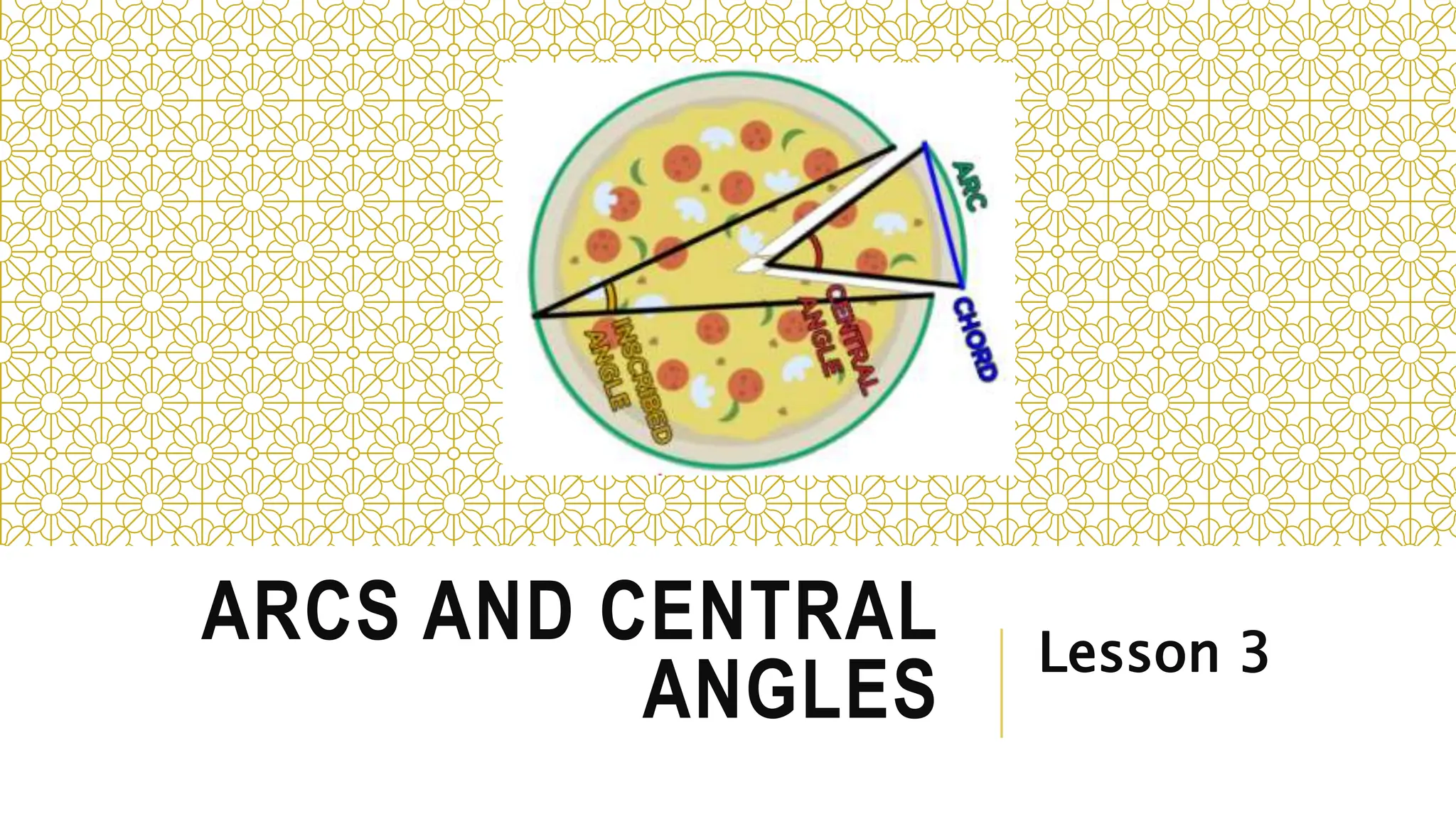 ARCS and chords.pptx Mathematics garde 10 lesson about circles. This is ...