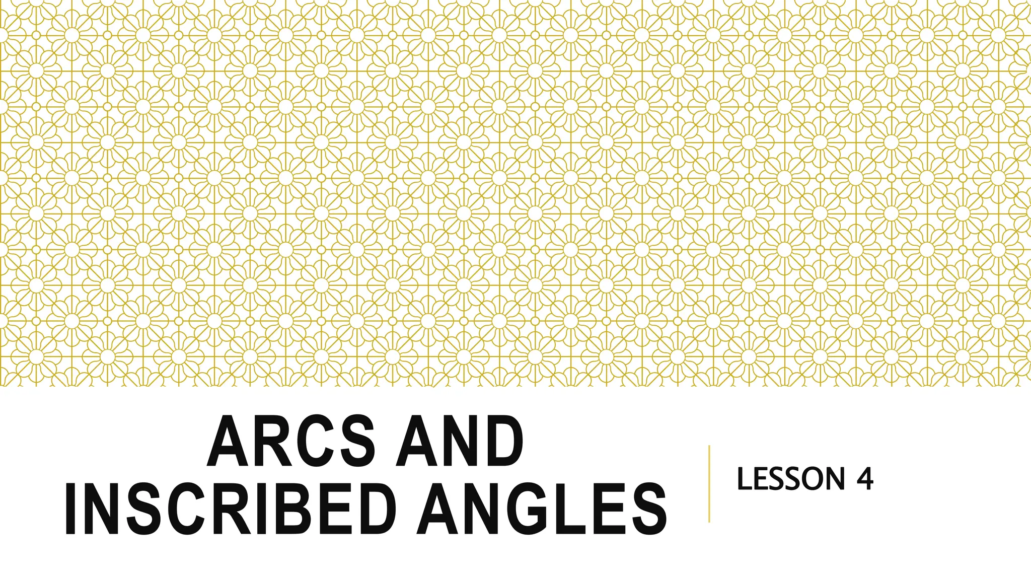 ARCS and chords.pptx Mathematics garde 10 lesson about circles. This is ...