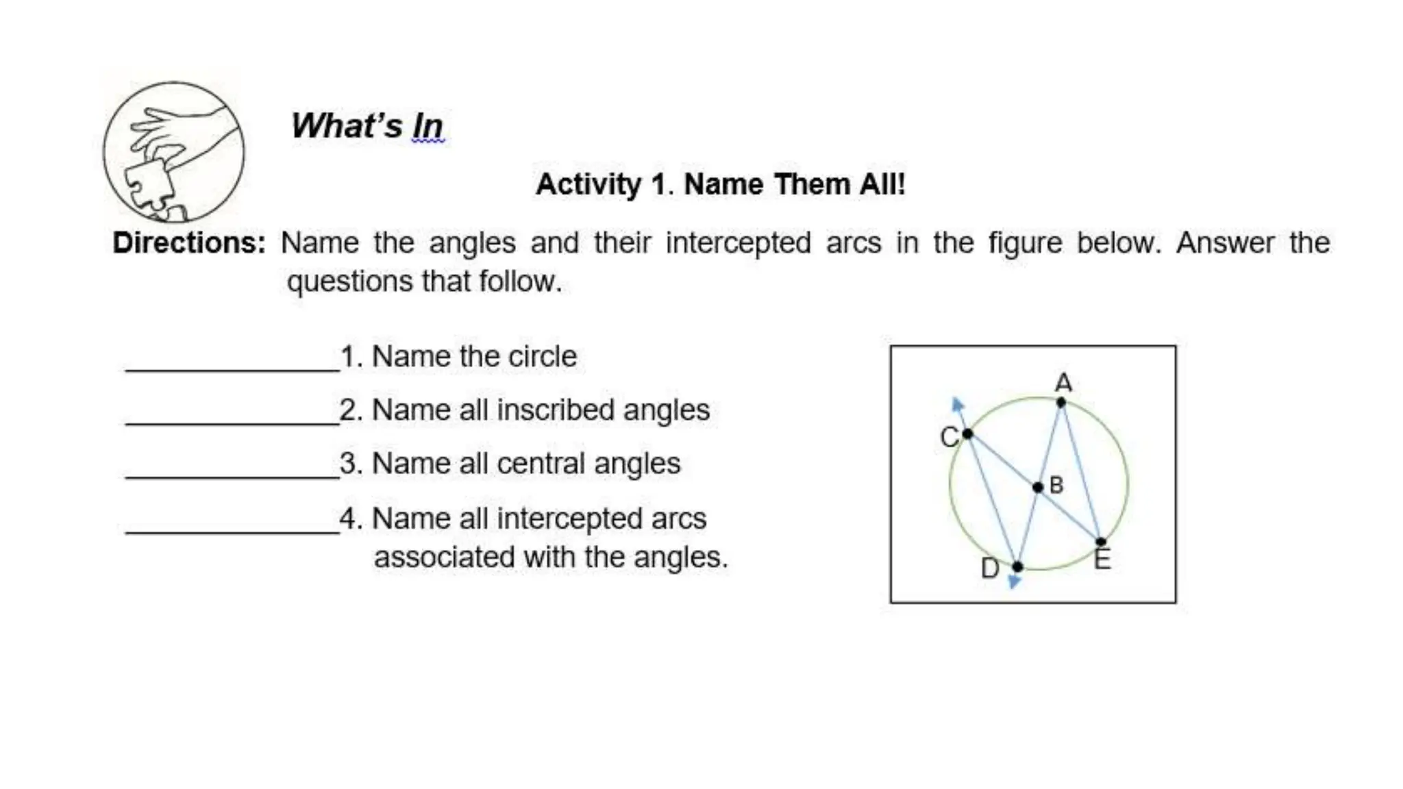 ARCS and chords.pptx Mathematics garde 10 lesson about circles. This is ...