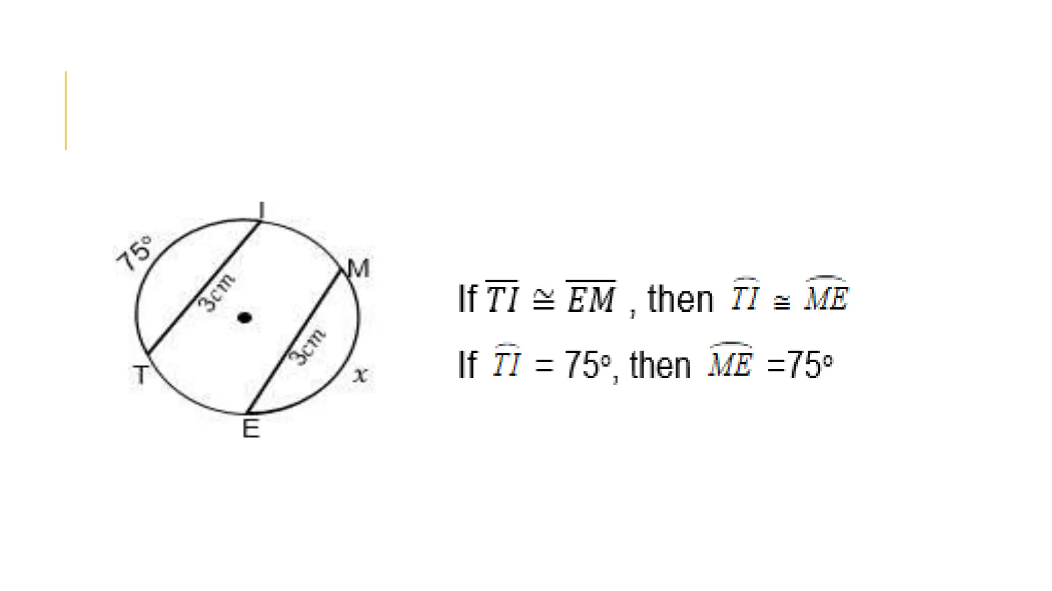 Arcs And Chords Pptx Mathematics Garde 10 Lesson About Circles This Is The Lesson About The