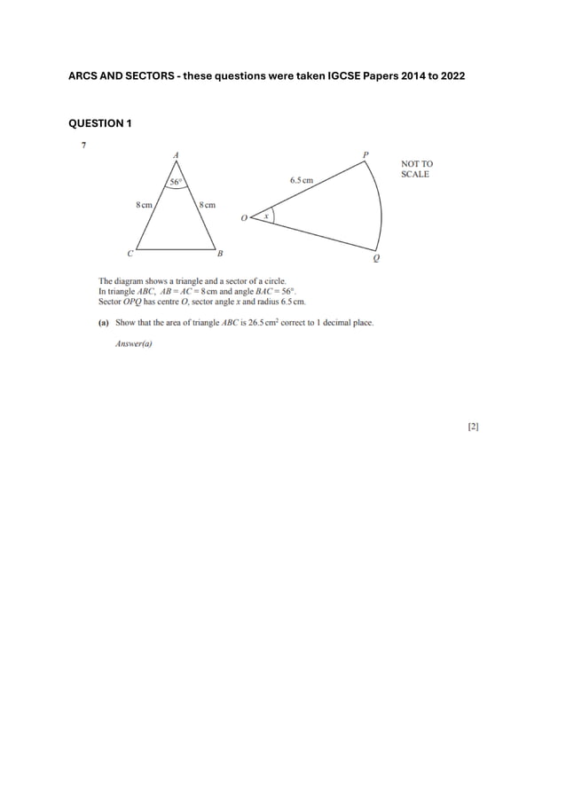 ARCS AND SECTORS IGCSE MATHS PAPER 4 .pdf