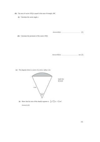 ARCS AND SECTORS IGCSE MATHS PAPER 4 .pdf