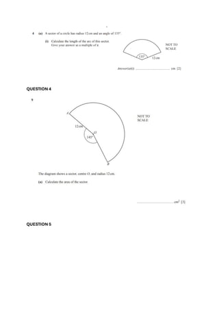 ARCS AND SECTORS IGCSE MATHS PAPER 4 .pdf