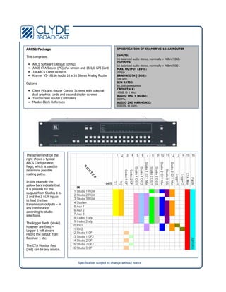 Clyde Broadcast (Arcs brochure v2) | PDF