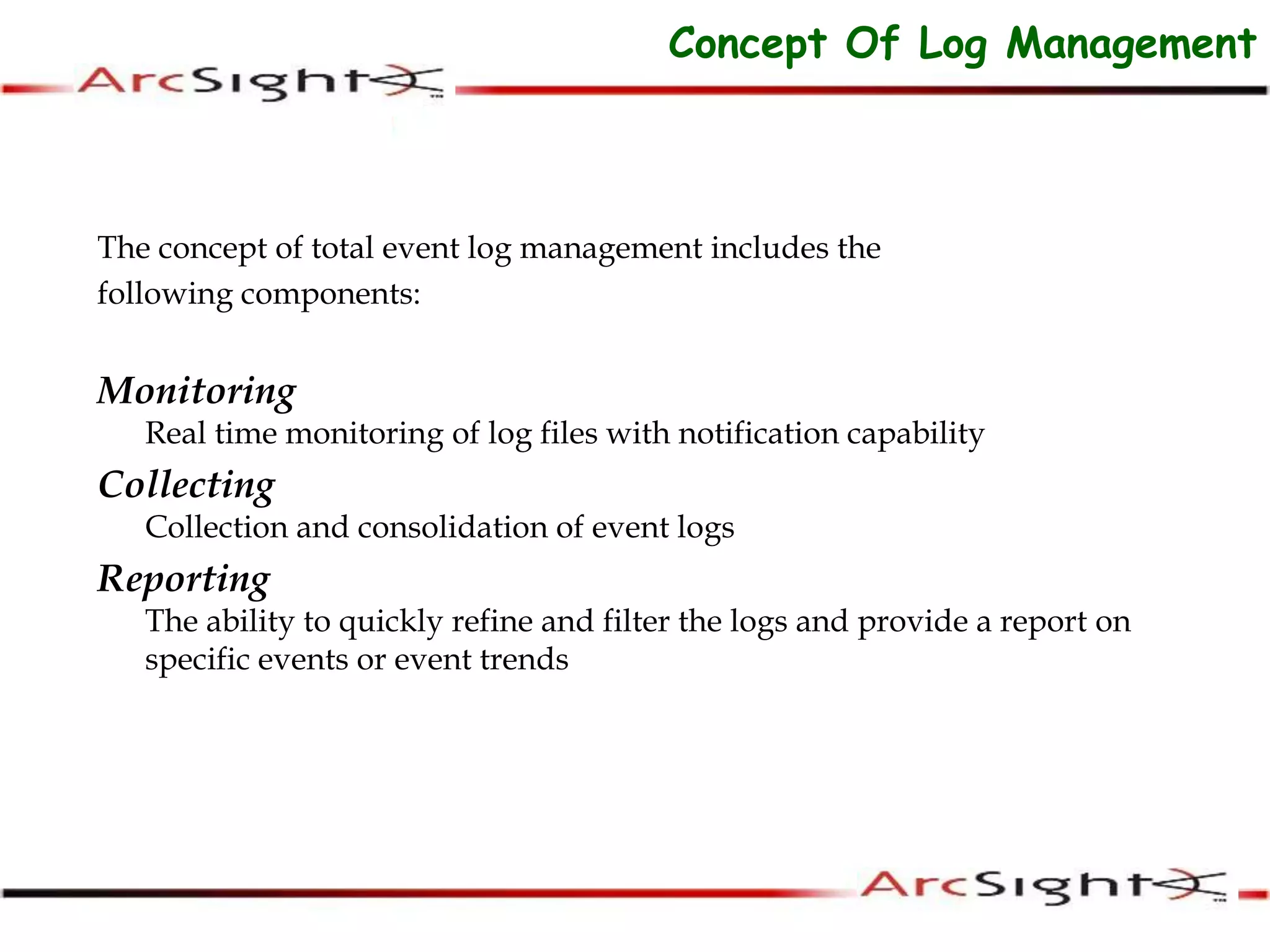 ArcSight Basics.ppt
