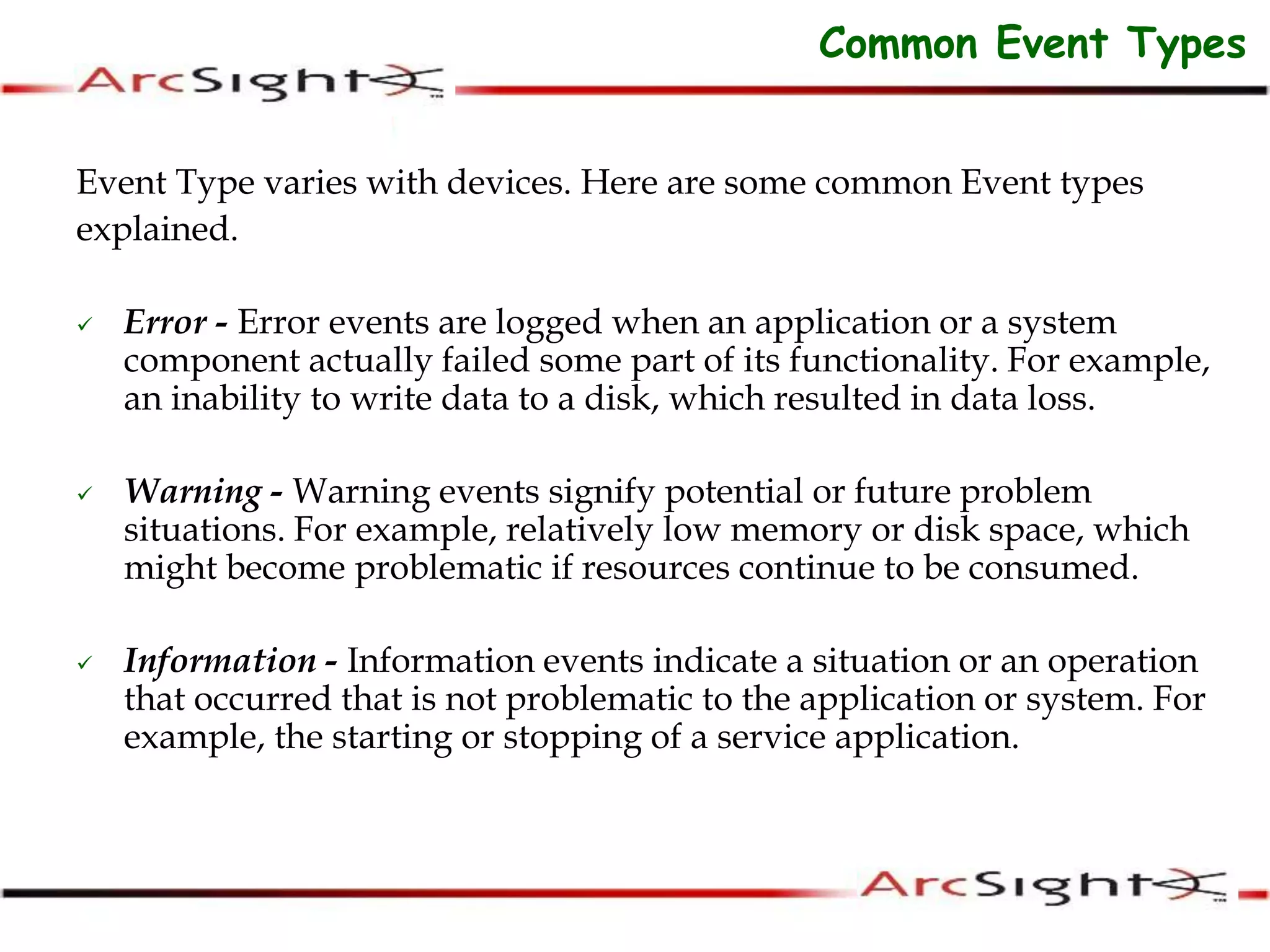 ArcSight Basics.ppt