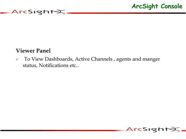 ArcSight Basics.ppt | Operating Systems | Computer Software and Applications