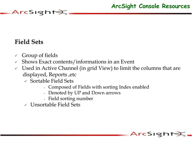 ArcSight Basics.ppt | Operating Systems | Computer Software and Applications