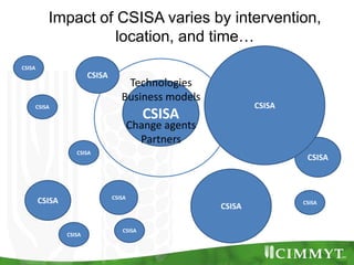 Cereal Systems Initiative for South Asia (CSISA): Monitoring and ...
