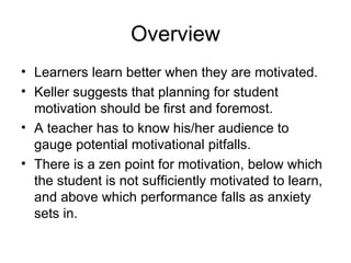 How to Integrate Learner Motivation Planning into Lesson Planning: The ...
