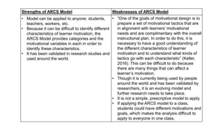 ARCS Model Pamela Bautista Garcia and Susie Zavala | PPTX