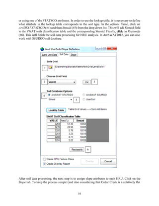 Soil and Water Assessment Tool Procedure | PDF