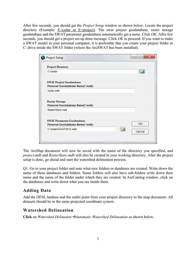 Soil and Water Assessment Tool Procedure | PDF | Geography | Science
