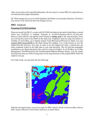 Soil and Water Assessment Tool Procedure | PDF