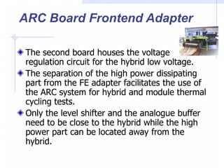 Arc System Overview By Cristian Randieri | PDF