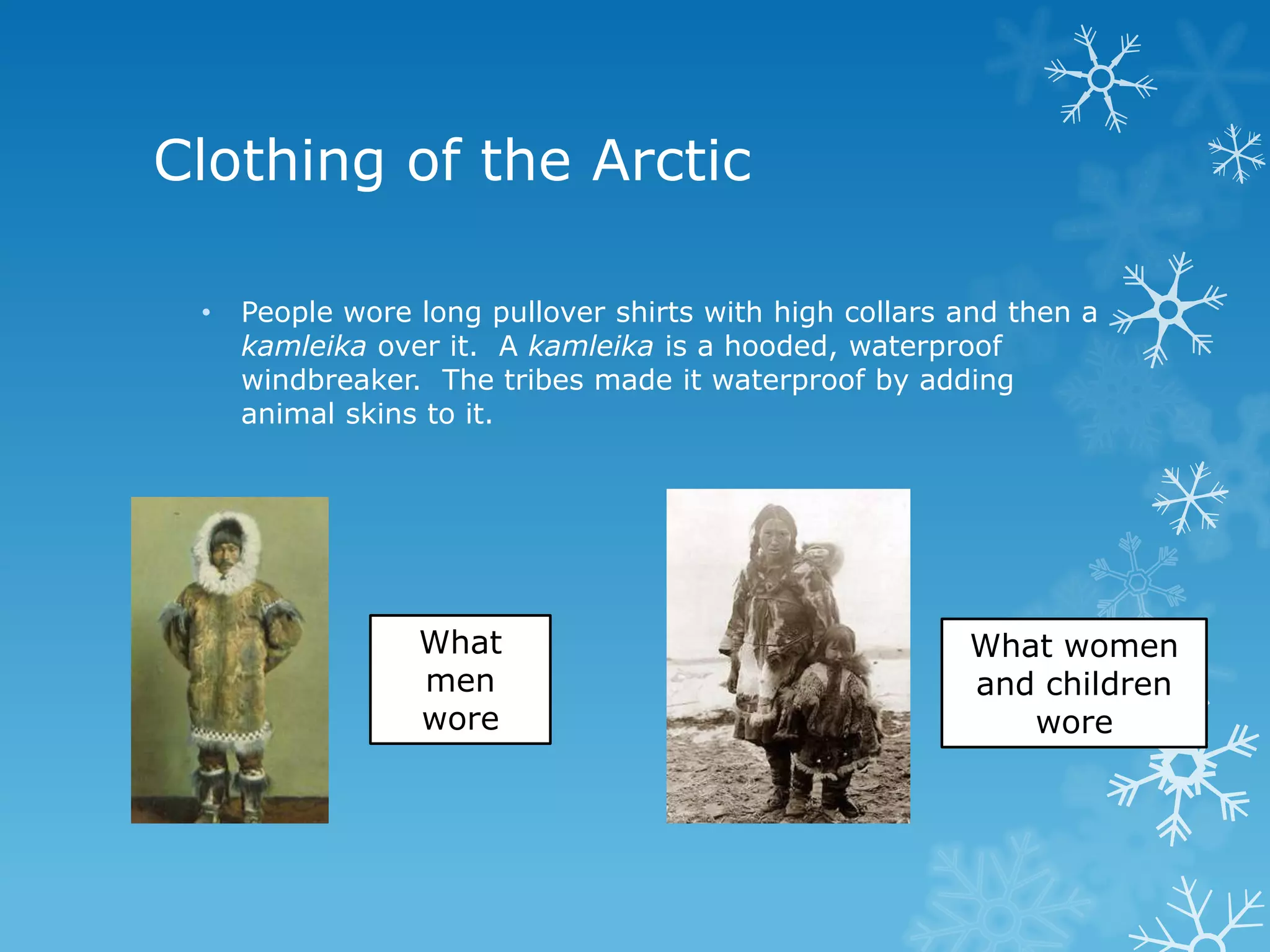 Arctic Native Americans | PPTX | Women\'s Outerwear | Women\'s Clothing