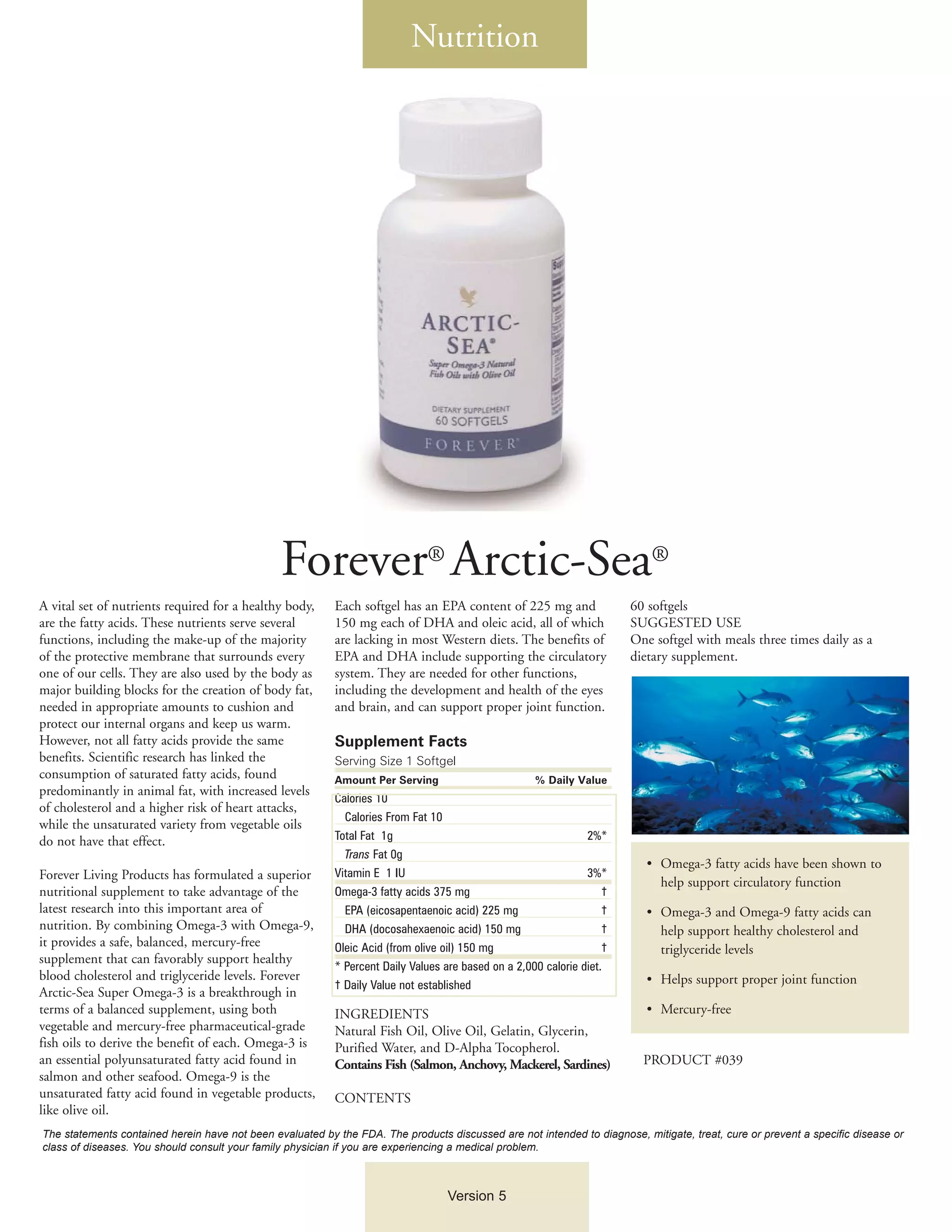 Arctic Sea omega 3 | PDF