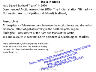 Arctic India | PPTX