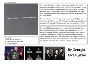 Arctic monkeys digi pack analysis | DOCX