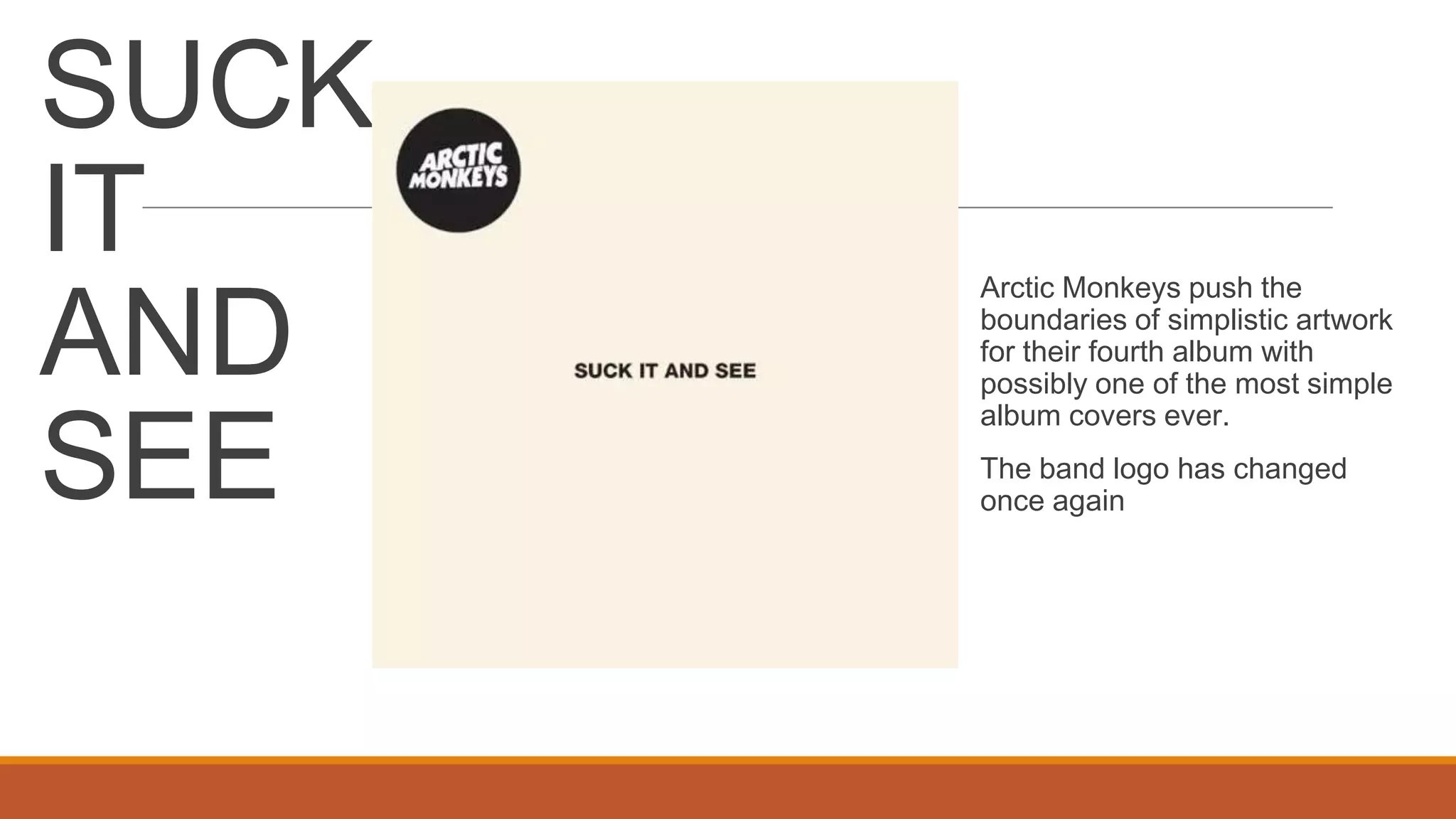 Arctic Monkeys Album Art Through Time | PPTX