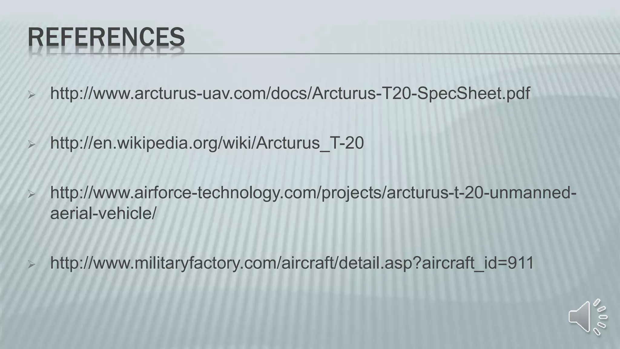 Arcturus T- 20, USA - Unmanned Air Vehicle (uav) | PPTX