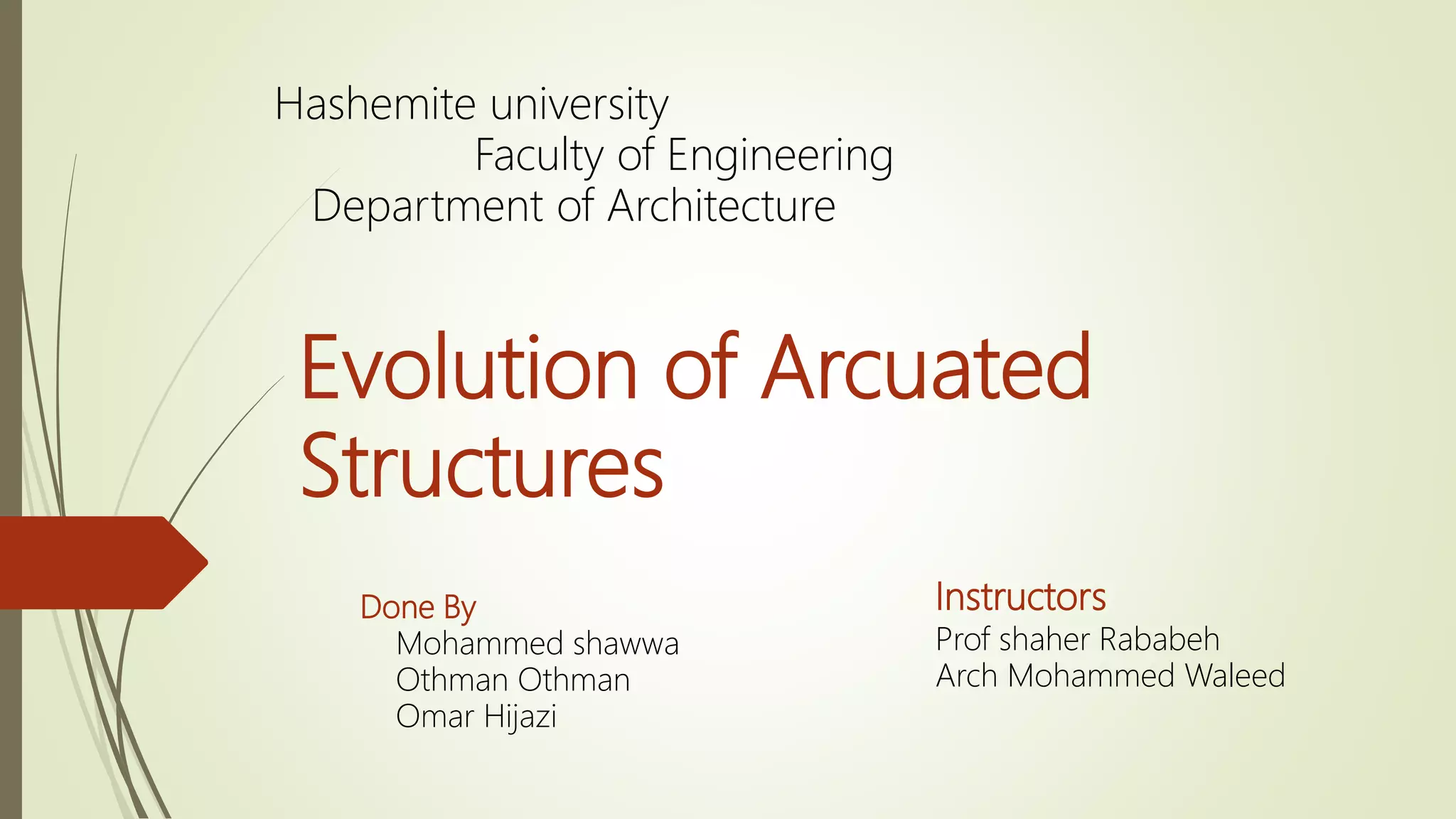 Arcuated stractures | PPTX
