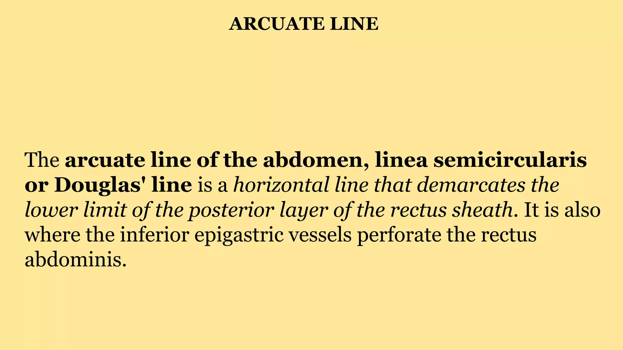Arcuate line | PPTX