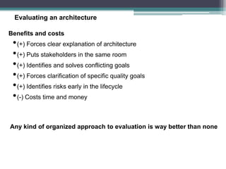 Architecture evaluation | PPTX
