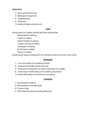 Arc Welding | PDF