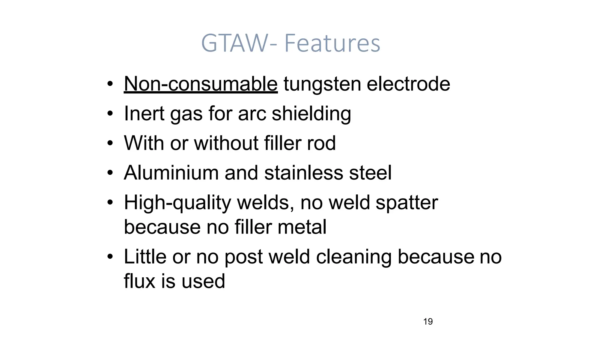 Arc welding, smaw, saw, mig, tig advantage | PPTX