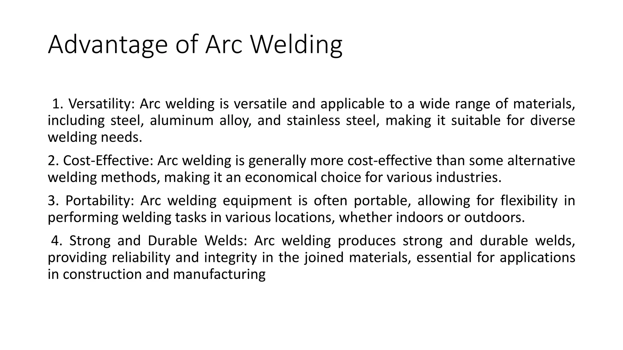 Arc welding for Engineering Students fisrt year | PPTX