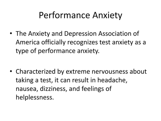Reducing Test Anxiety | PPT