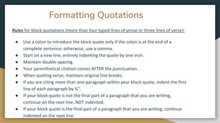 MLA Formatting and Documentation | PPTX | Poetry | Books and Literature